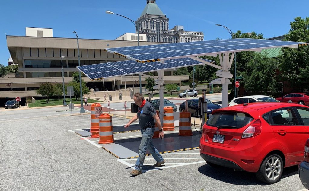 Central NC Solar Charging Stations – TEVA